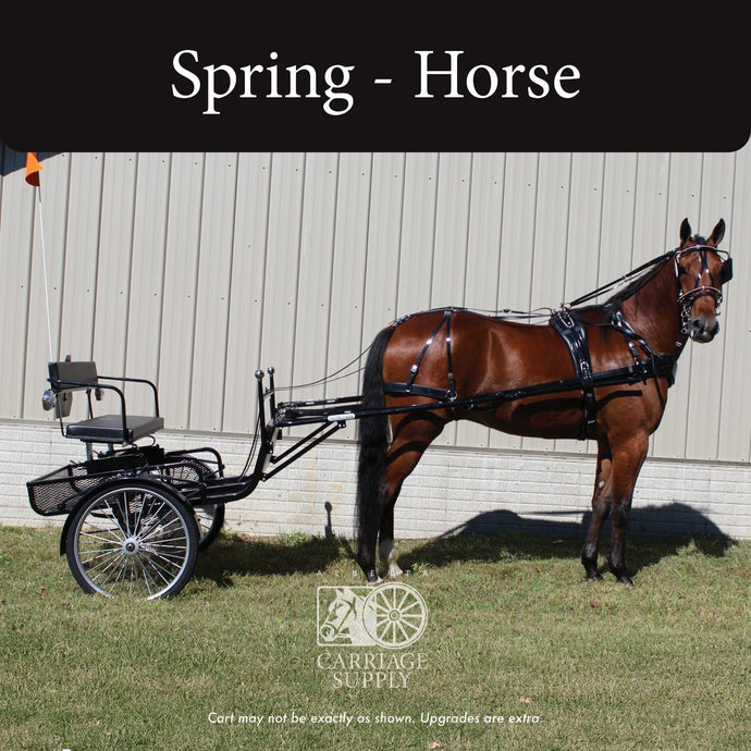 E-Z Entry Horse Cart – Spring Suspension – Alberta Carriage Supply