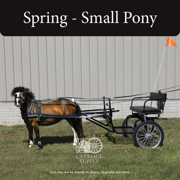 E-Z Entry Small Pony Cart – Spring Suspension | Alberta Carriage Supply