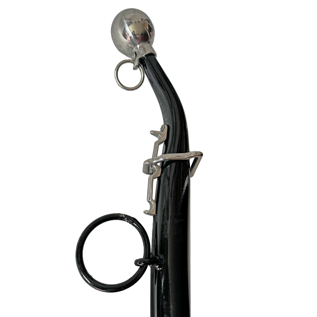 Farm Hames Black with Stainless Steel Ball (Pair=1 left hame and 1 rig ...