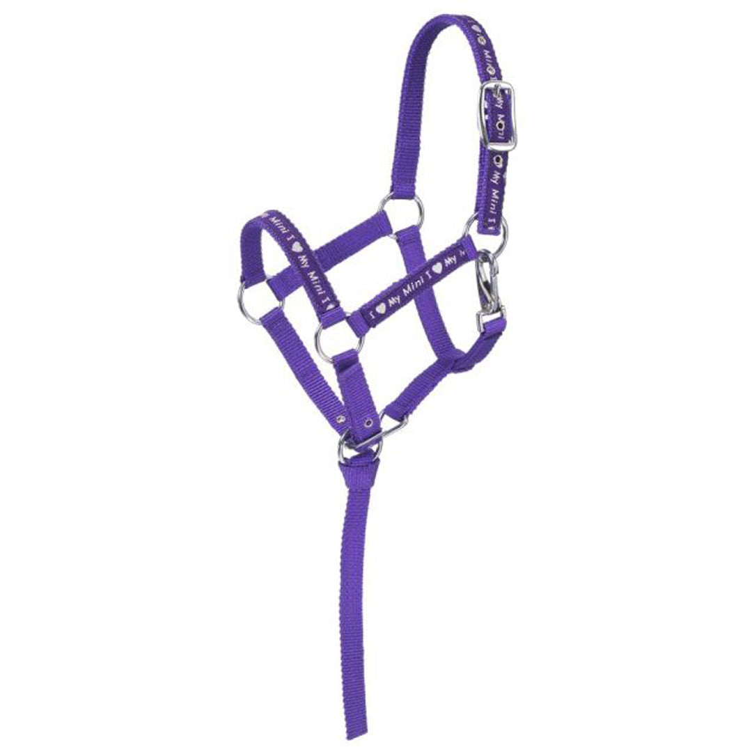 "I Love My Mini" Nylon Halter – Alberta Carriage Supply